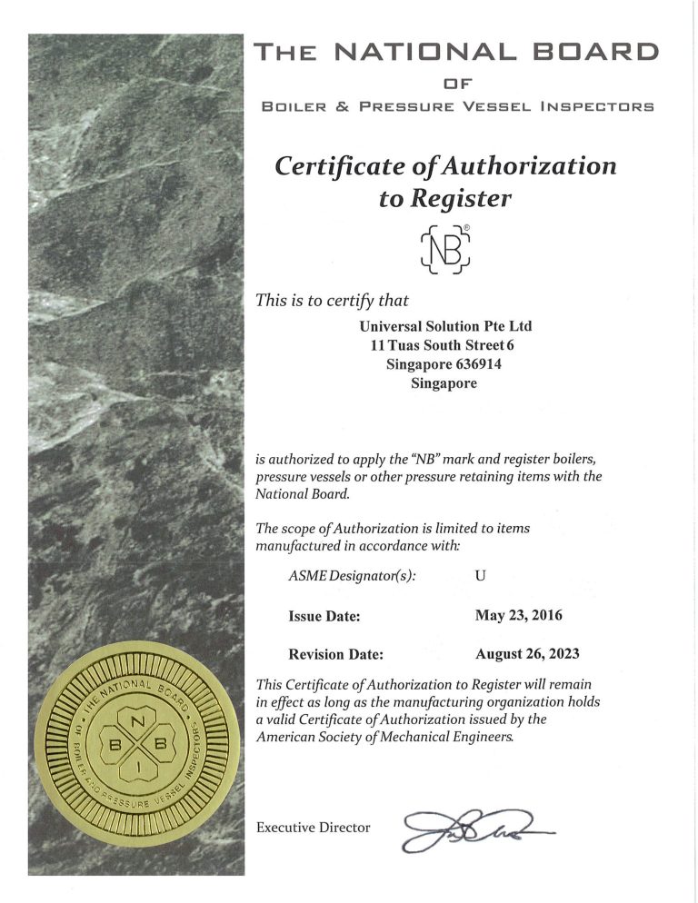 ACCREDITATION - Universal Solution